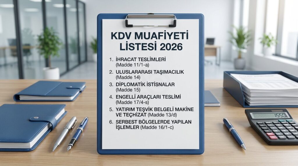 KDV oranları 2026: Standart, İndirimli ve Muafiyet Listesi - Aşkın Eda ...
